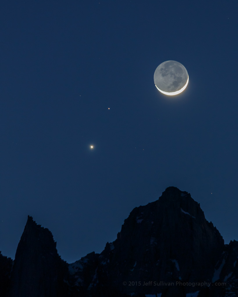 Moon, Mars and Venus Conjunction over Mount Whitney - Jeff Sullivan ...