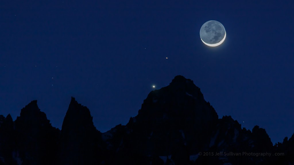 Moon, Mars, Venus Setting Over Mount Whitney - Great Basin School of ...